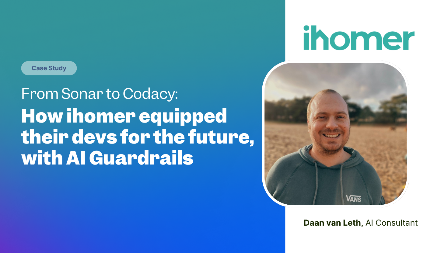 From Sonar to Codacy: How ihomer equipped their devs for the future with AI Guardrails